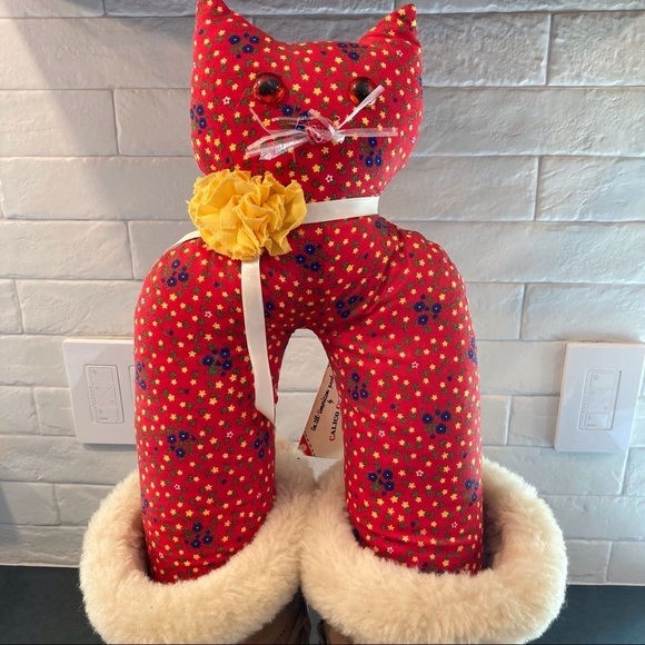 Vintage | Accessories | Vintage Cat Shaped Boot Tree Boot Shaper Red ...